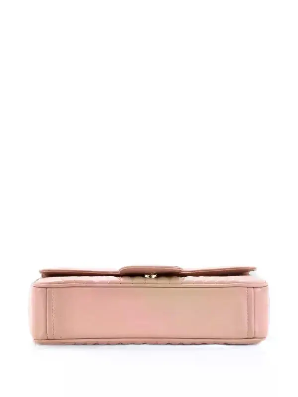 Prada Chain Flap Shoulder Bag Diagramme Quilted Leather Medium Crossbody Bag - Neutrals