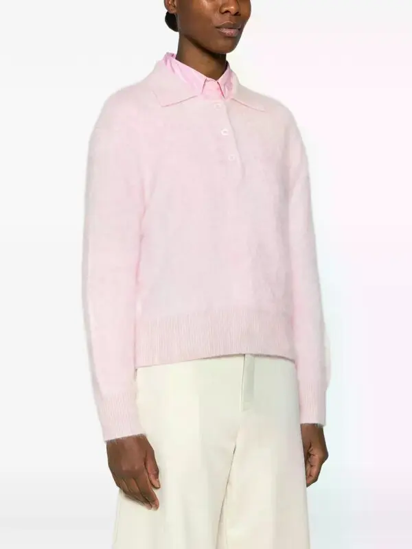IVORY PARIS Noemi Button-up Sweater - Pink