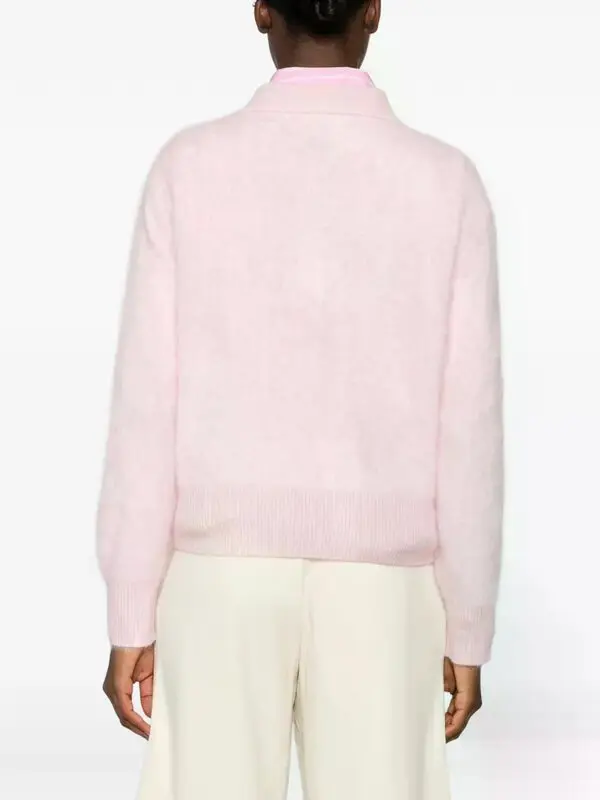IVORY PARIS Noemi Button-up Sweater - Pink