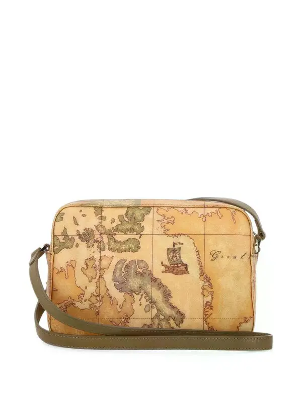 ALVIERO MARTINI 1° CLASSE Geo Classic Map-print Shoulder Bag