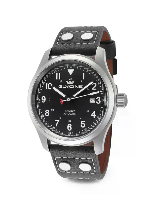 GLYCINE Combat Field 42mm Watch - Black