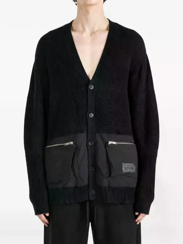 Undercover Zip-pocket Knit Cardigan