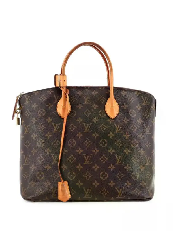 LOUIS VUITTON Lockit Nm Handbag Monogram Canvas Pm Satchel - Brown