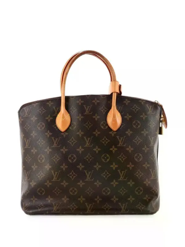 LOUIS VUITTON Lockit Nm Handbag Monogram Canvas Pm Satchel