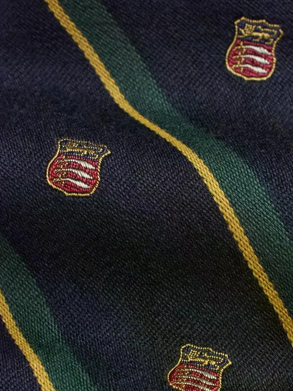 Polo Ralph Lauren Striped Embroidered Club Tie