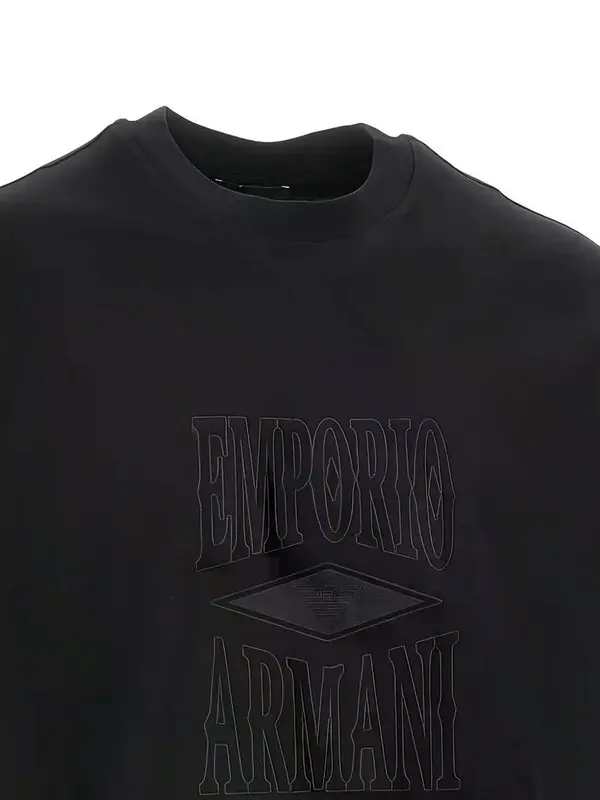 Emporio Armani Logo-embroidered T-shirt