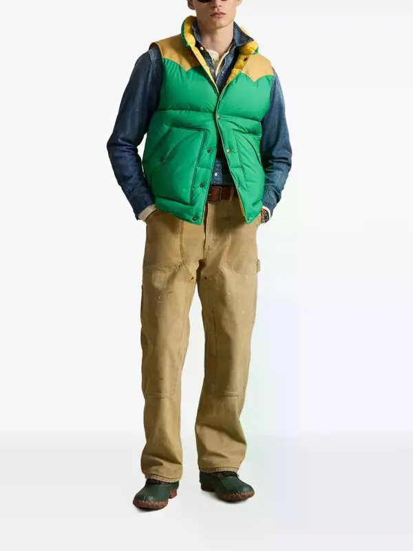 Polo Ralph Lauren Contrast-yoke Padded Gilet