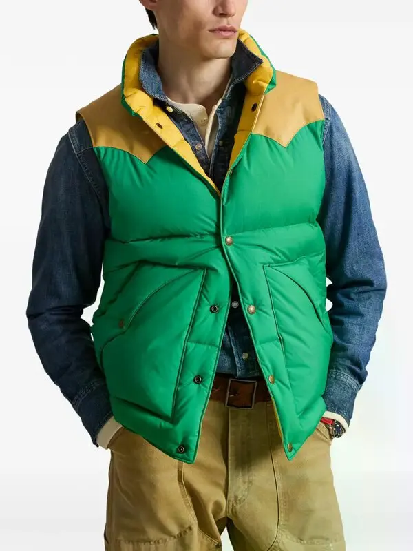 Polo Ralph Lauren Contrast-yoke Padded Gilet