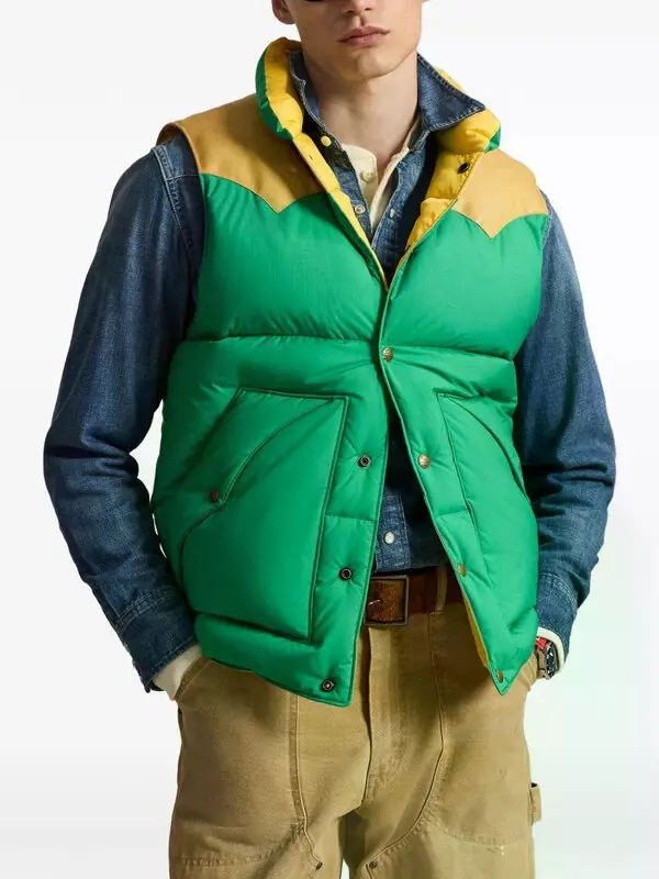 Polo Ralph Lauren Contrast-yoke Padded Gilet