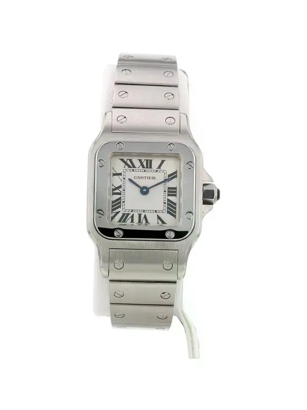 Cartier 2017 Santos Galbée 24mm Watch - White