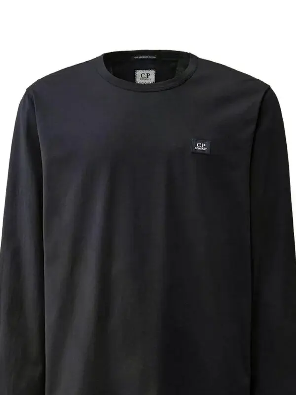 C.P. COMPANY Logo-patch Long-sleeve T-shirt