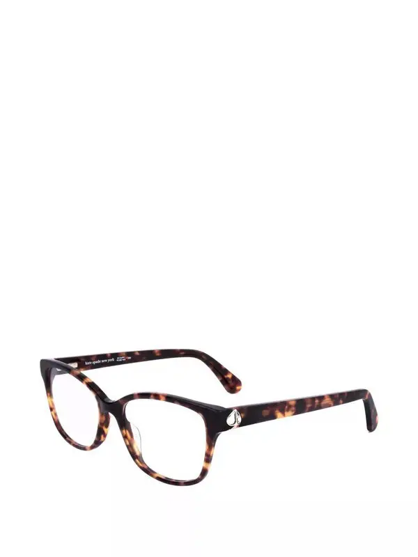 Kate Spade New York Reilly Rectangle Frame Eyeglasses - Brown