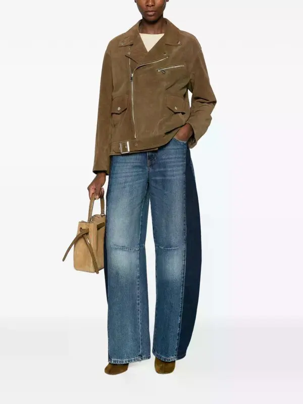 VICOLO Two-tone Panelled Jeans - Blue