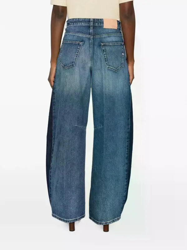 VICOLO Two-tone Panelled Jeans