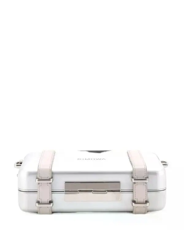 Dior X Rimowa Personal Clutch Aluminum Crossbody Bag - Grey