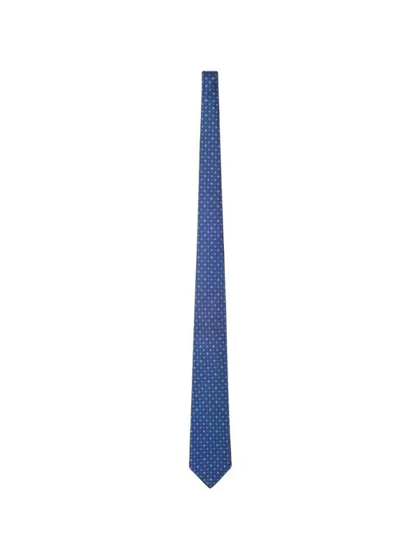 Kiton Geometric-pattern Silk Tie