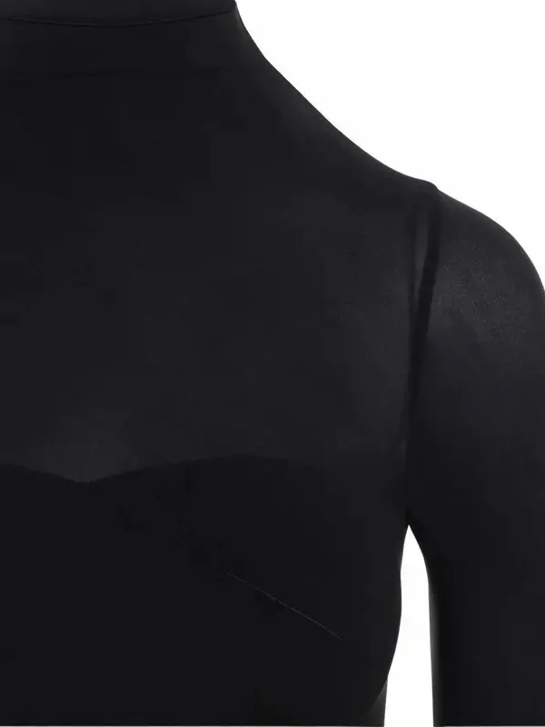 Wolford Infinite Wrap String Sheer-panelled Bodysuit