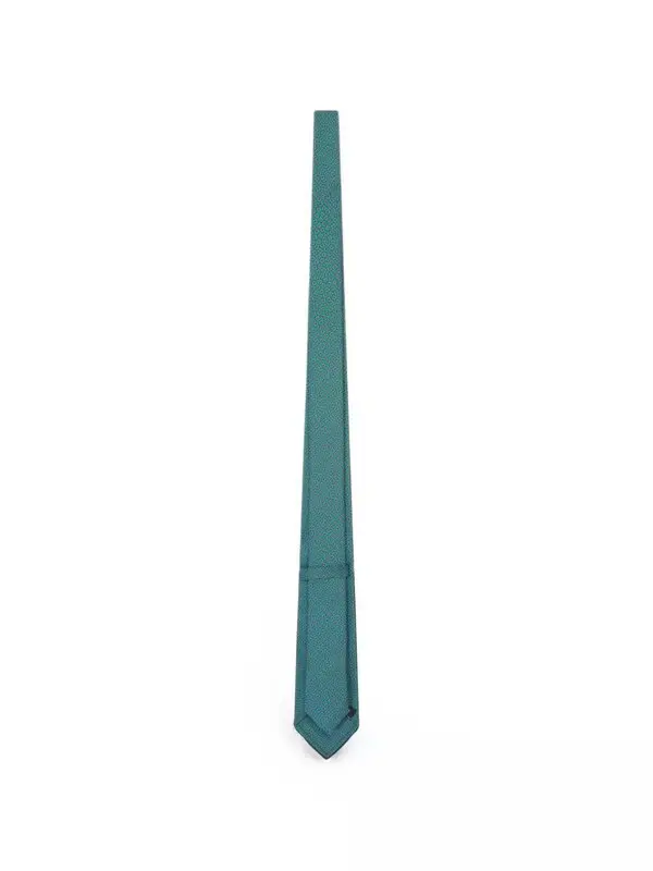 Kiton Geometric-print Silk Tie