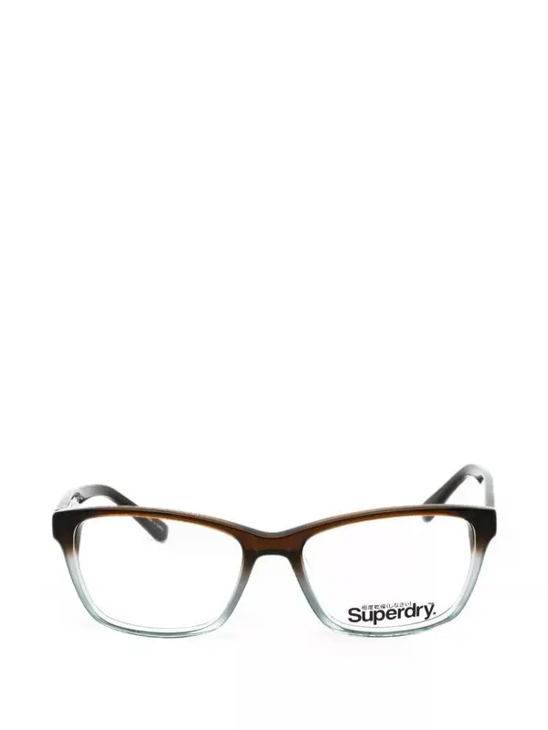 Superdry Sdo-leigh Rectangle Frame Eyeglasses - Brown