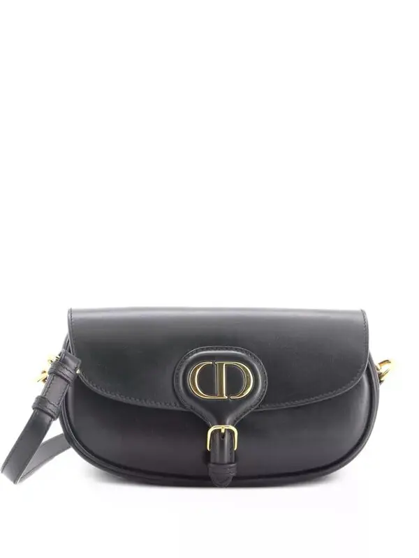 Dior Bobby Flap East West Crossbody Bag - Black