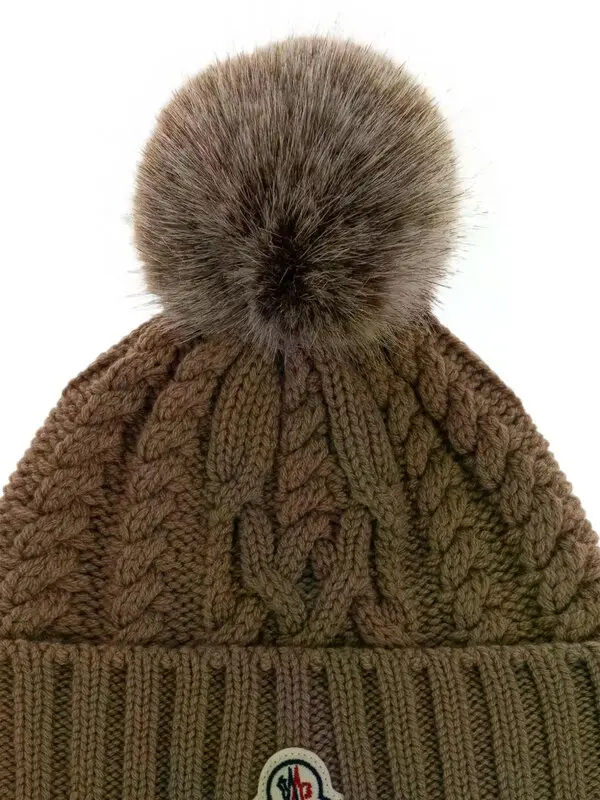 Moncler Logo-patch Beanie Hat