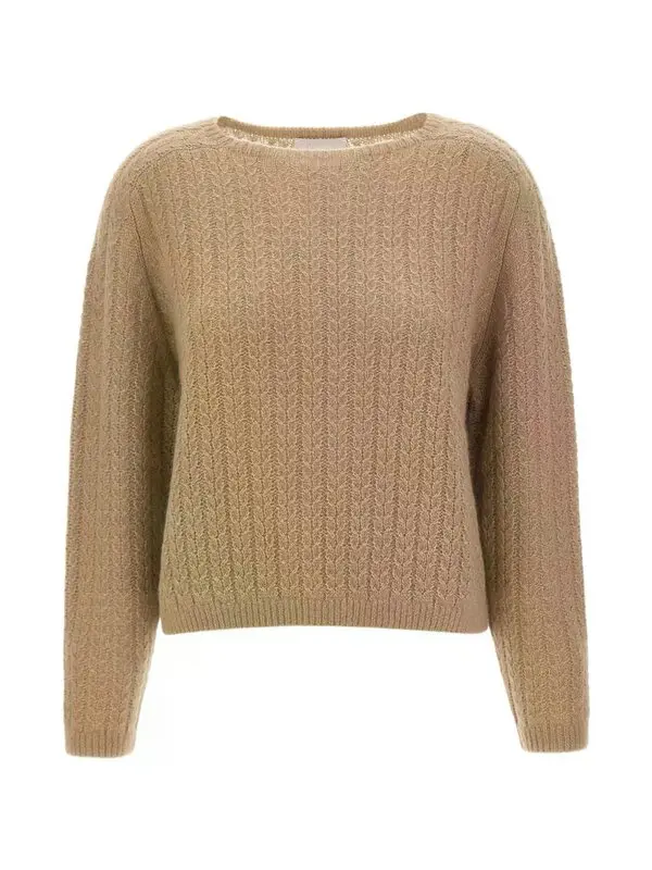 Hemisphere Cable-knit Sweater - Green