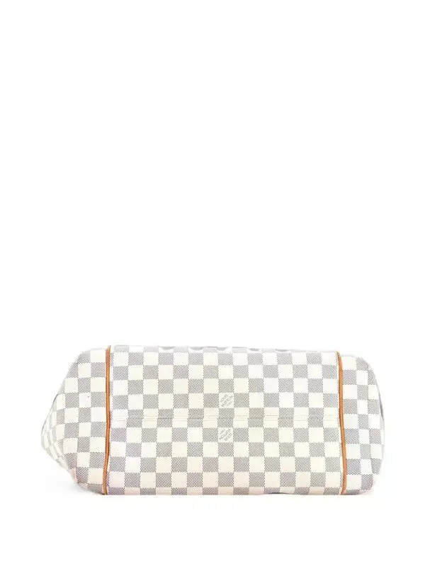 LOUIS VUITTON Damier Mm Tote Bag - White