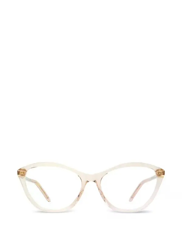 Marc Jacobs 707 Logo-detail Cat-eye Glasses - Neutrals