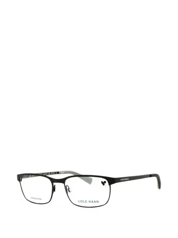 Cole Haan Rectangle-frame Glasses - Black
