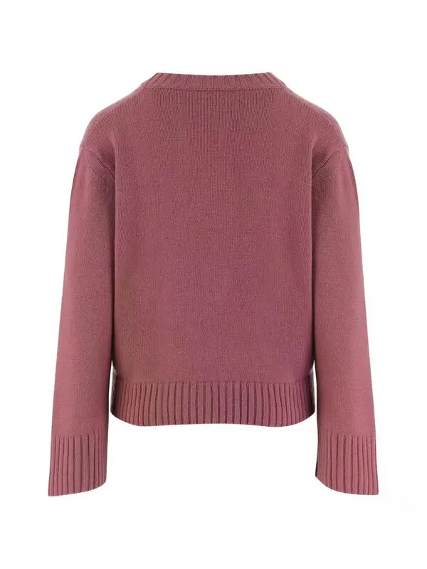 OLIVER LATTUGHI Ribbed-trim Crew-neck Sweater