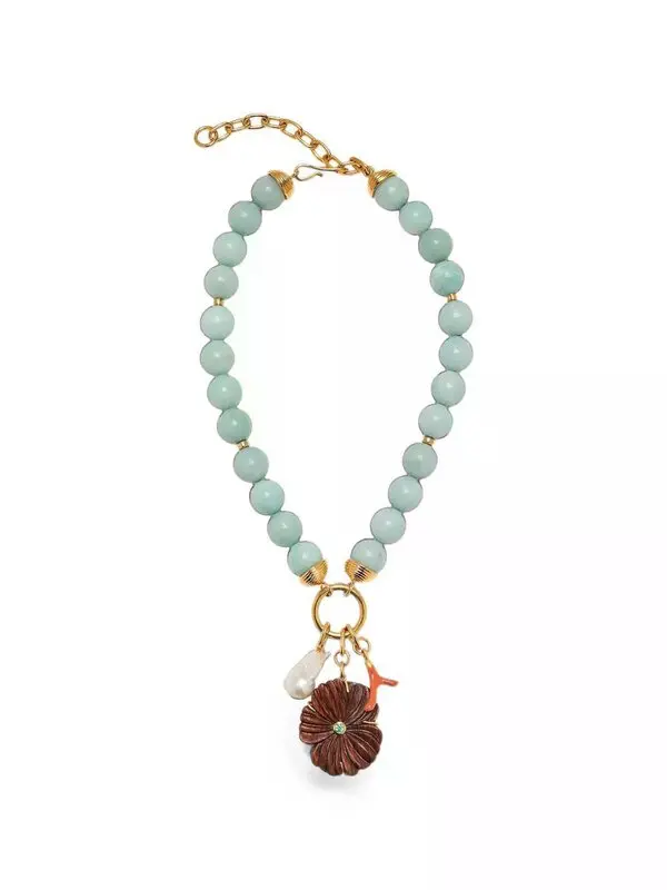 LIZZIE FORTUNATO Desert Bloom Necklace - Gold