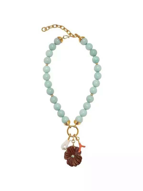 LIZZIE FORTUNATO Desert Bloom Necklace - Gold
