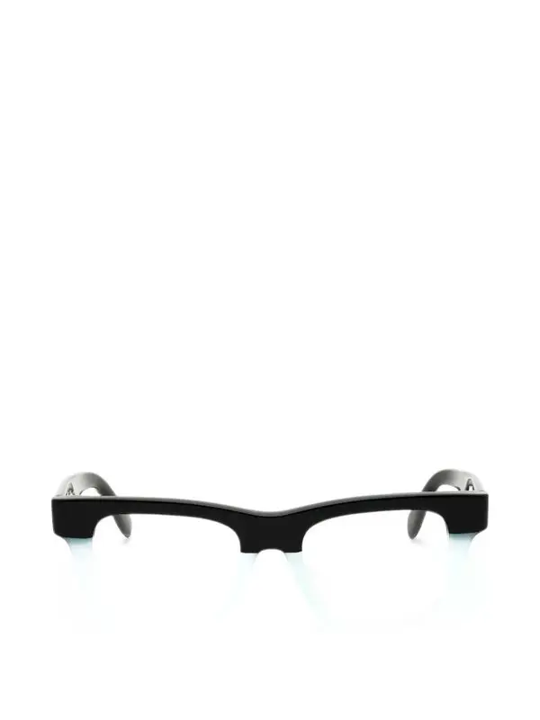 Palm Angels Style 12 Rectangle-frame Glasses - Black