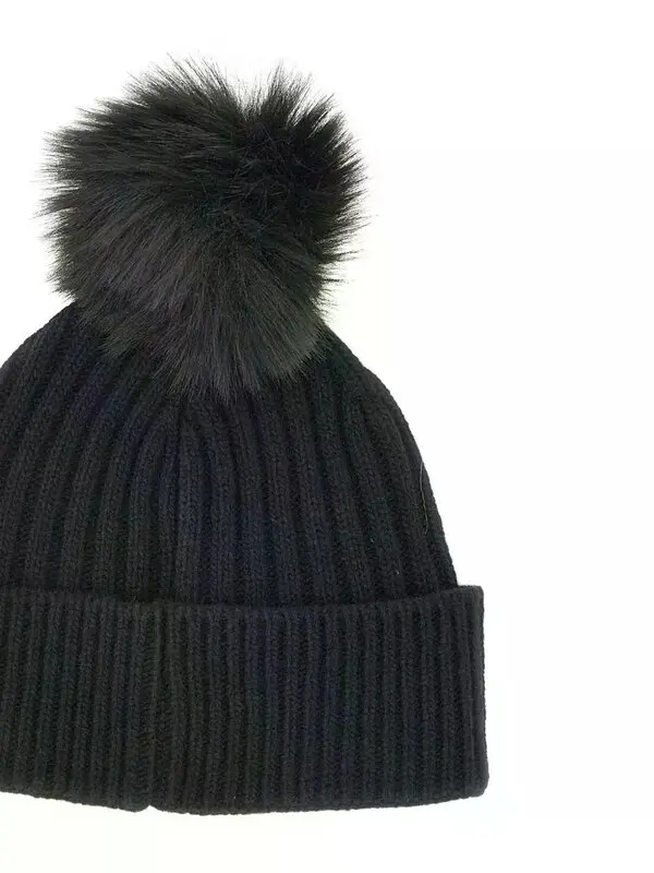 COLMAR Pom-pom Ribbed Beanie Hat