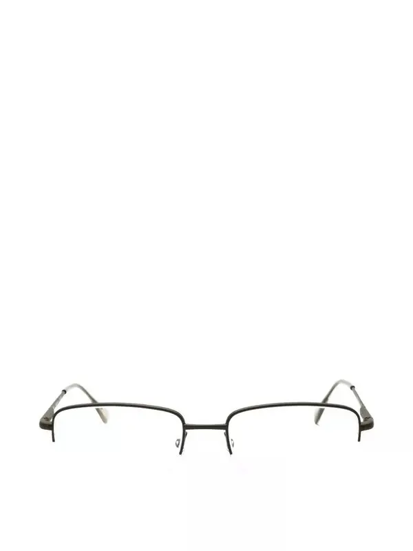 ELASTA Rectangle Frame Eyeglasses - Black