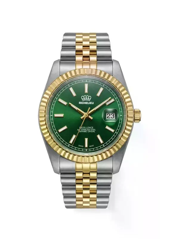 RICHELIEU SWISS Classic Fluted Bezel 41mm Watch