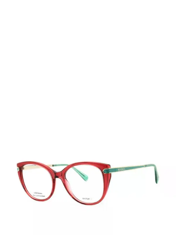 MAX&CO. Cat-eye Frame Glasses - Brown