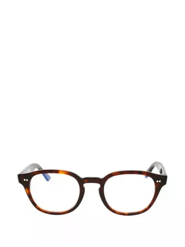 CUTLER & GROSS Round Frame Eyeglasses - Brown