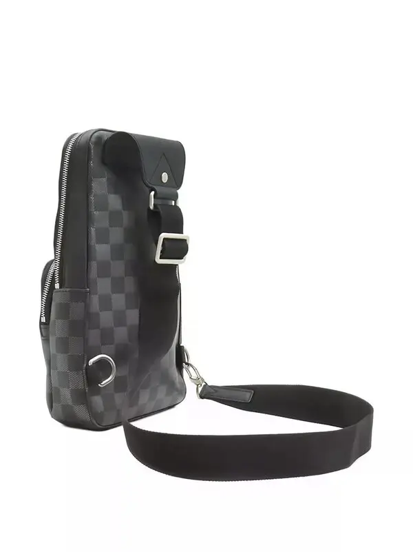 LOUIS VUITTON 2010-2020 Damier Graphite Avenue Sling Crossbody Bag