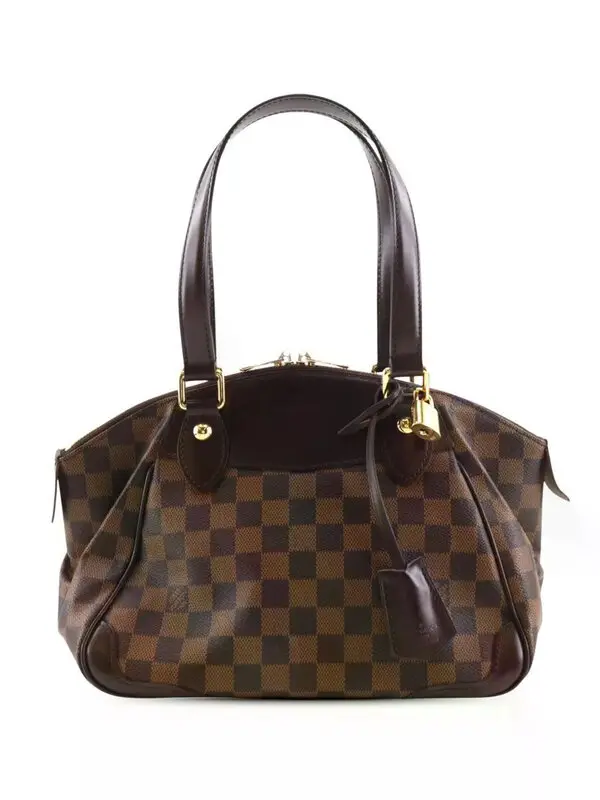 LOUIS VUITTON Damier Ebene Verona Pm Handbag