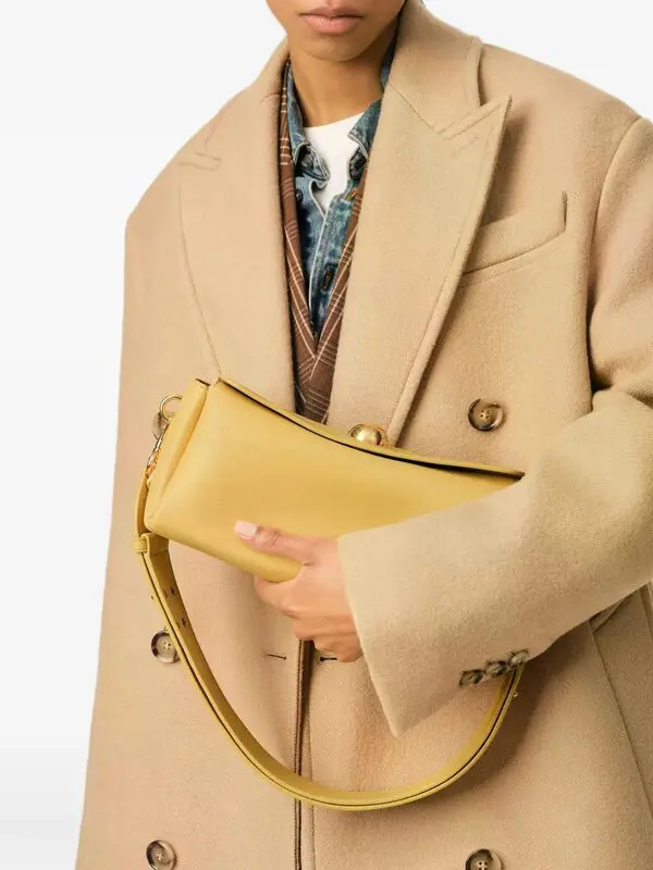 AMI Paris Calf Leather Carrousel Bag