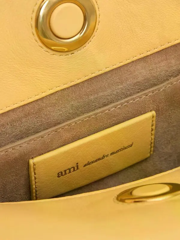 AMI Paris Calf Leather Carrousel Bag