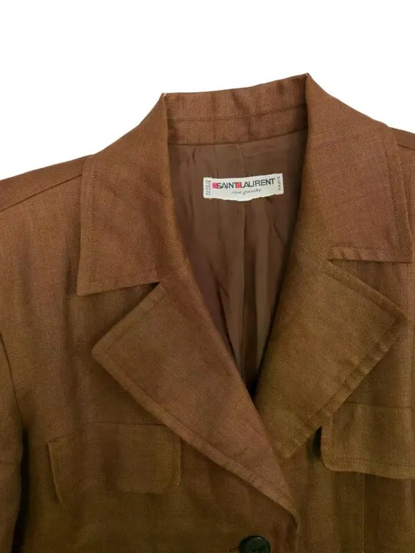 Saint Laurent 1990s Notched-lapel Single-breasted Blazer