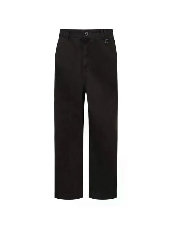 WOOYOUNGMI Logo-patch Straight-leg Trousers