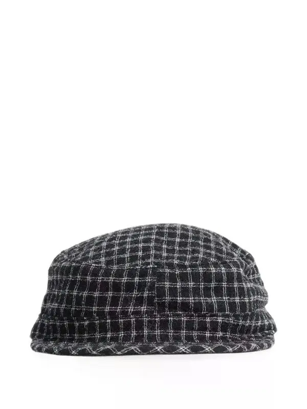 Undercover Check-pattern Wool Cap