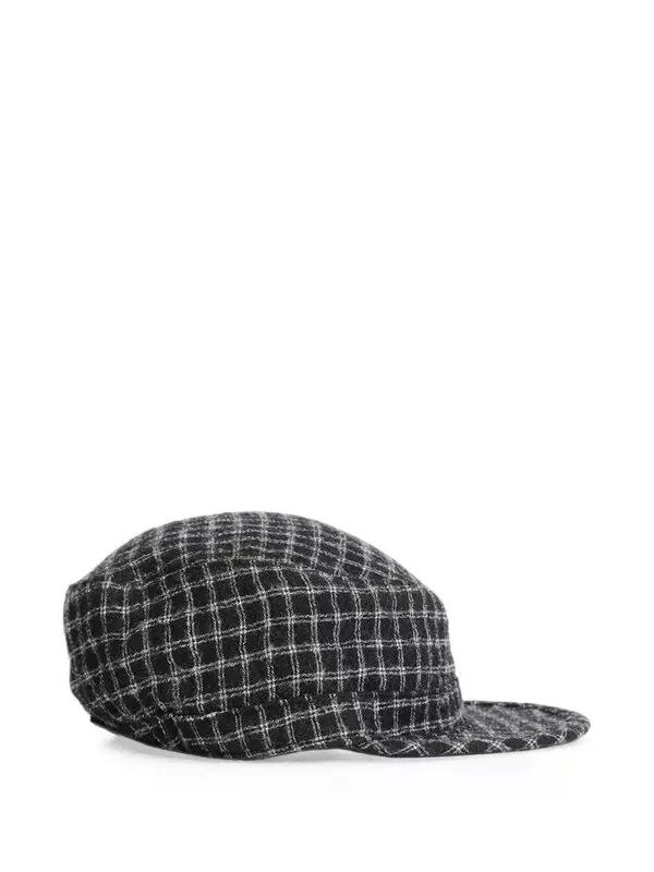 Undercover Check-pattern Wool Cap