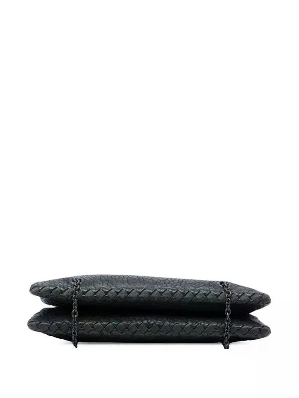 Bottega Veneta Textured Leather Whipstitch Shoulder Bag