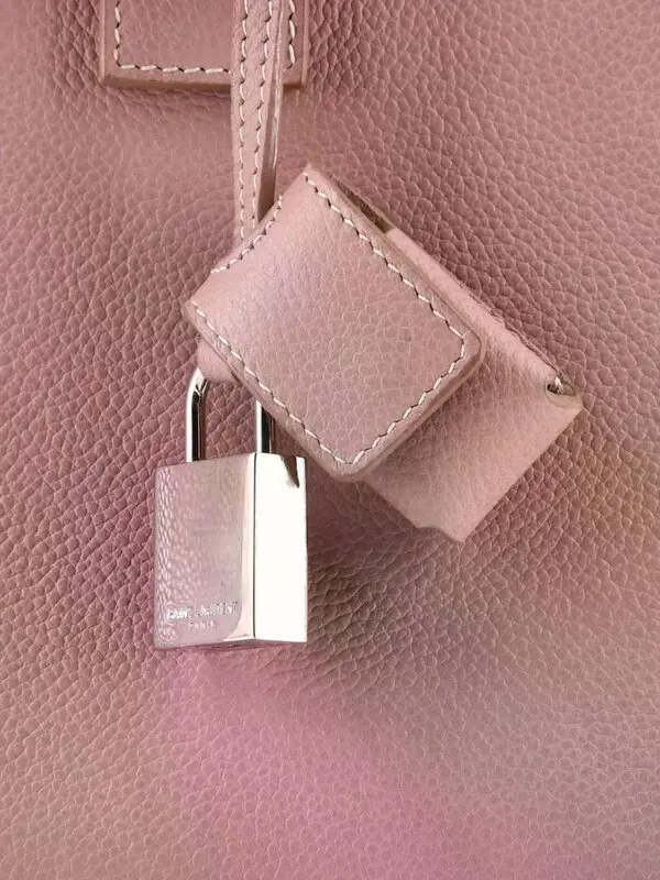 Saint Laurent Sac De Jour Nm Bag Leather Baby Tote Bag - Pink
