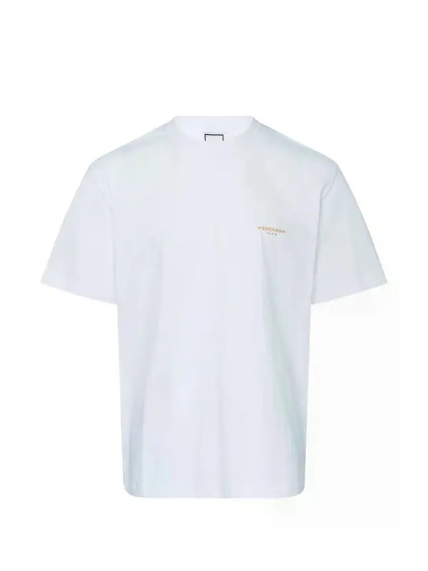WOOYOUNGMI Logo-embroidered T-shirt - White