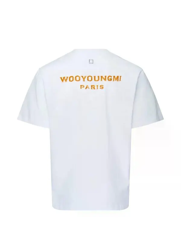 WOOYOUNGMI Logo-embroidered T-shirt